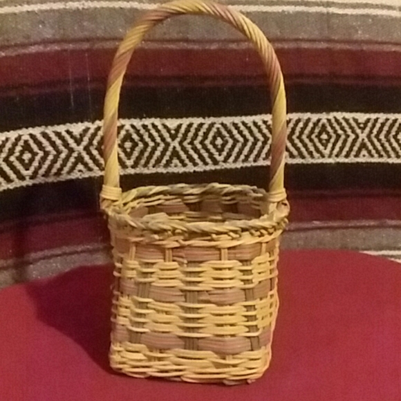 hand made | Accents | Vintage Handmade Basket | Poshmark